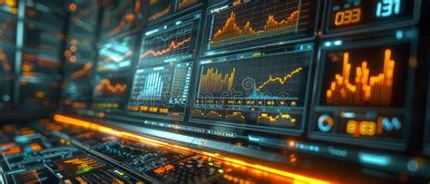A High Resolution Image Showcasing A Futuristic Financial Data