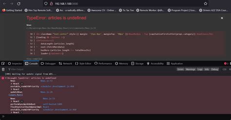 PFA I Am Getting This Error Articles Is Not Defined After Npm