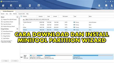 Cara Mudah Install Minitool Partition Wizard Youtube