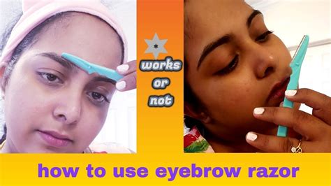How TO Use Eyebrow Razor Beautynature YouTube