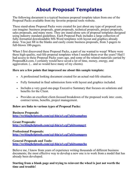 Free Printable Business Proposal Templates [word Pdf] Investors