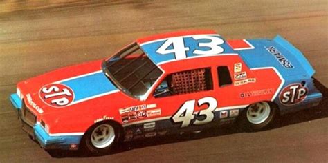 Nascar Race Car 43 On The Track