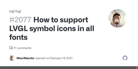 How To Support LVGL Symbol Icons In All Fonts Issue 2077 Lvgl Lvgl