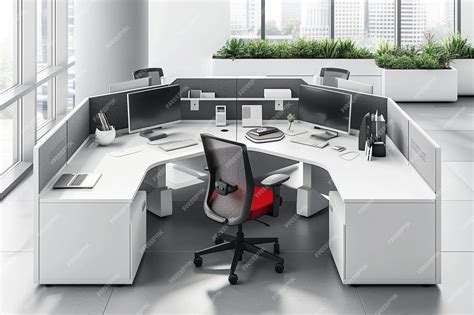 Premium Photo Designing Ergonomic Workstation Layouts Ar Generative Ai Premium Photo Designing Ergonomic Workstation Layouts Ar Generative Ai