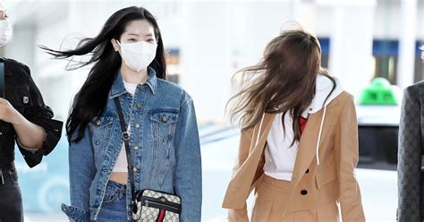 트와이스 다현 나연 강풍을 대하는 서로 다른 자세[포토엔hd]