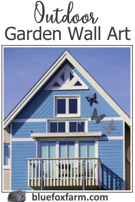 Outdoor Garden Wall Art Vertical Art For Eye Level Decoration