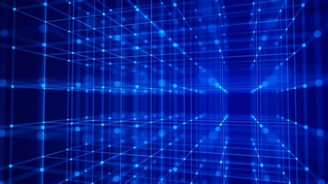 Premium Photo Block Chain Technology Concept 3d Rendering Network Connection Structure Big