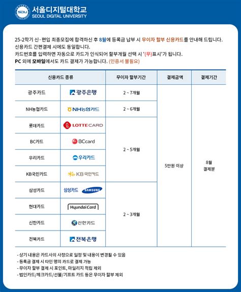 서울디지털대학교 입학지원센터 입학상담실 입학공지