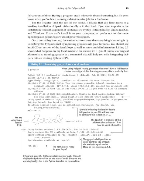data analysis with python and pyspark rioux j