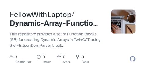 Github Fellowwithlaptopdynamic Array Function Blocks For Twincat