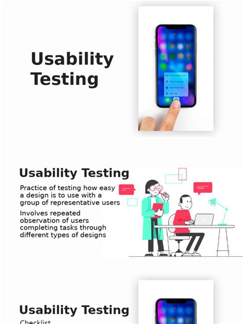 Usability Testing Guide And Checklist Pdf Usability Cyberspace