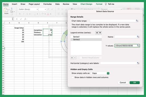 How To Make A Gauge Chart In Excel Windows Mac