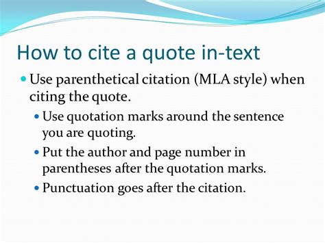 Putting Quotes In Mla QuotesGram