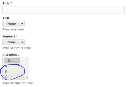 8 Field Contains List And Values Of It Are Shown In One Symbol Drupal Answers
