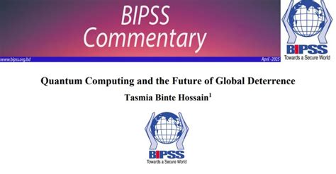 Quantum Computing And The Future Of Global Deterrence