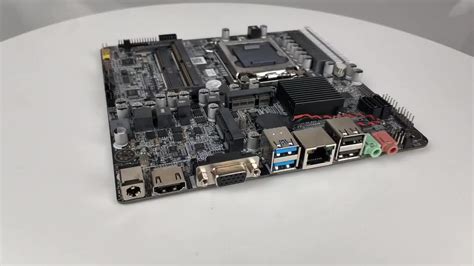 Rgeek Oem Thin Itx H Motherboard Quad Core Mini Itx Pc X Cm Motherboard Lvds Hd Mi Vga