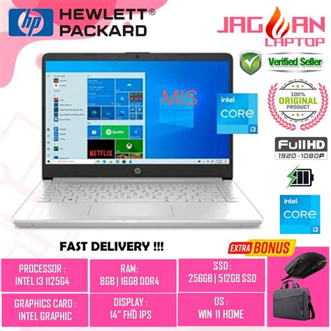 Jual Laptop Hp Core I Gen Ram Gb Ssd Gb Gb Windows Silver Murah Bergaransi Siap Pakai