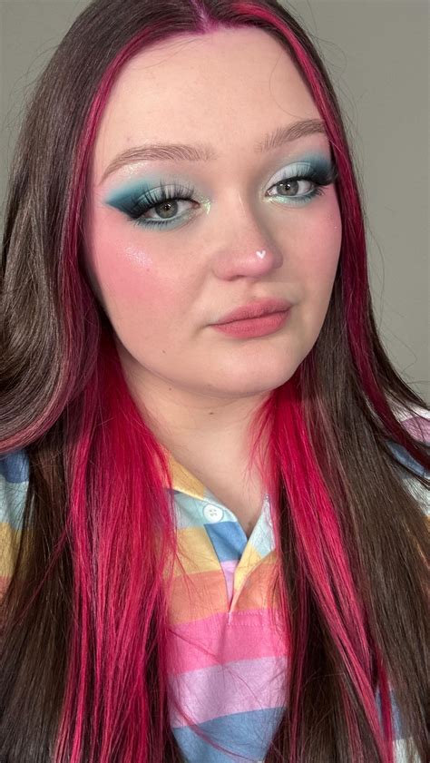 Teal Redmann Pink Hair Look