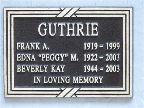 Frank Andrew Guthrie 1919 1999 Find A Grave Memorial