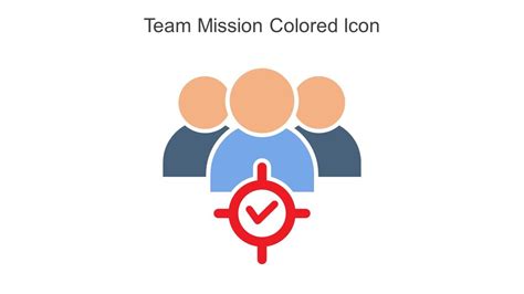 Team Mission Colored Icon In Powerpoint Pptx Png And Editable Eps Format PPT Sample