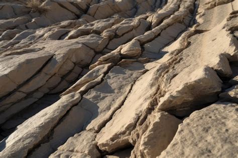 Premium Photo Closeup Of A Fault Line Showing The Rough And Jagged