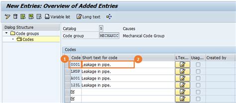 Catalog In SAP PM VaibhavERP