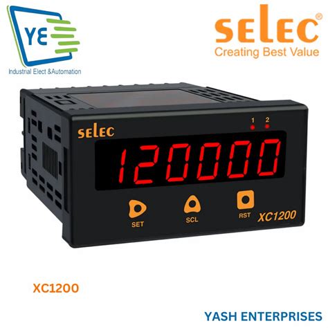 Selec 6 Digit Led Counter Rate Indicator For Industrial Model Name