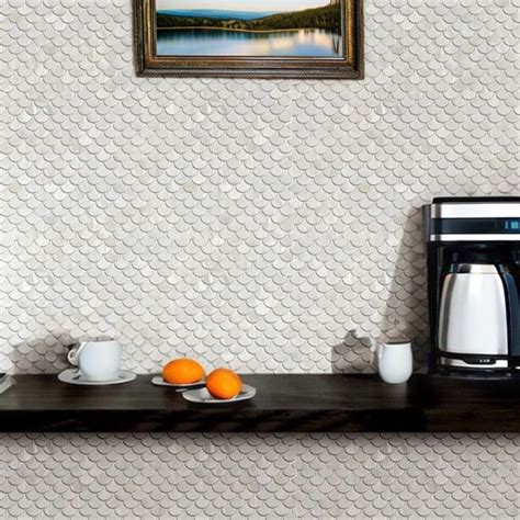 Tenedos Heaven Genuine White Pearl Fish Scale Mother Of Pearl Seashell