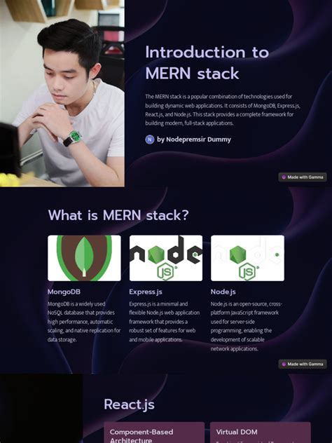 Mern Stack Pdf Java Script Scalability