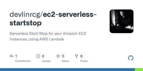 Github Devlinrcgec2 Serverless Startstop Serverless Startstop For Your Amazon Ec2 Instances