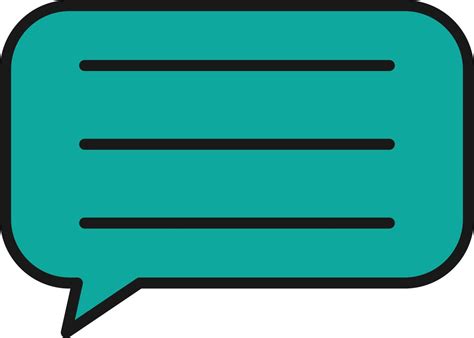 Comment Line Filled 9795790 Vector Art At Vecteezy