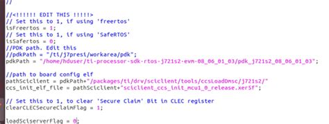 tda4al q1 mcuss demo application can profiling application operate in tx only or external