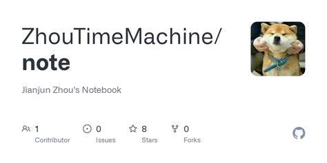 Github Zhoutimemachinenote Jianjun Zhous Notebook