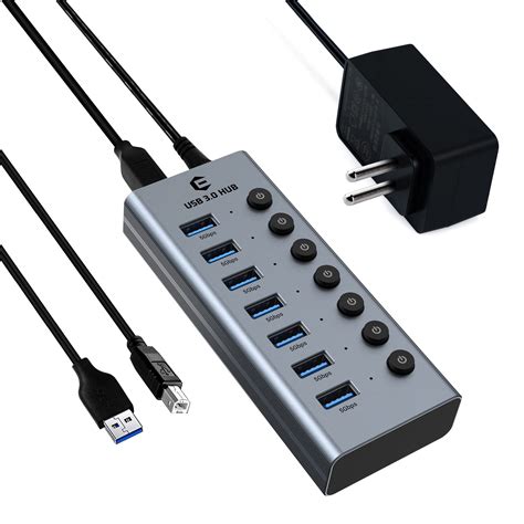 Usb 3 0 Hub Powered 7 Port Usb 3 0 Desertcart Ireland