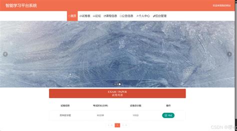 基于springbootvue智能学习平台管理系统（源码lw部署讲解ppt）使用springbootvue搭建在线学习系统 源码下载 Csdn博客