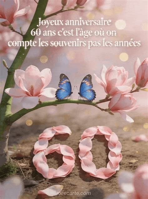Texte Anniversaire 60 Ans Femme Amie à Copier 💖 Joliecarte
