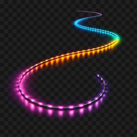 Premium Psd Psd Of Remote Controlled Led Rope Lights With Color Presets Silver Collage Y2k