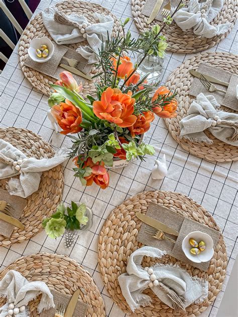 Rustic Neutral Easter Tablescape Oh So Kel
