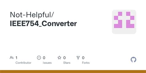 github not helpful ieee754 converter