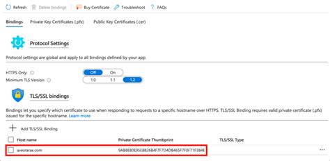 Install An SSL TLS Certificate In Microsoft Azure App Service Web Apps SSL