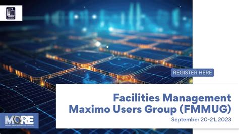 More Maximo Community On Linkedin Facilities Management Maximo Users Group Fmmug