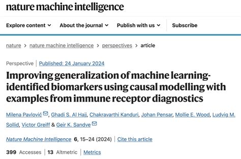 Nat Mach Intell 速递：使用因果建模改善机器学习识别生物标志物的泛化能力 文心aigc