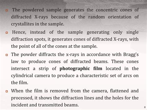 X Ray Powder Diffraction Pptx
