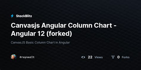 canvasjs angular column chart angular 12 forked stackblitz