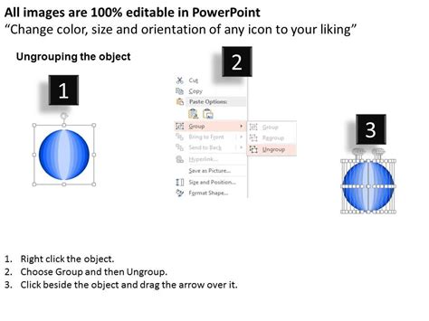 Diagram Of Sphere With Icons Powerpoint Template