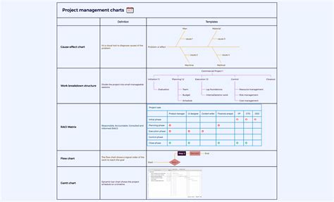 Project Management Charts Rose Yao Xmind