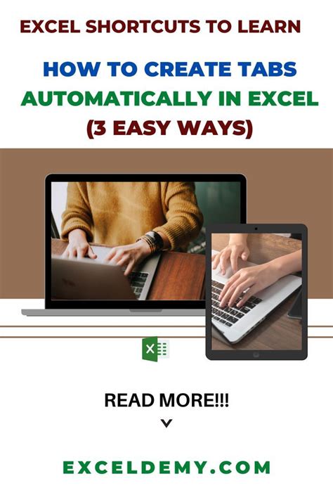 How To Create Tabs Automatically In Excel