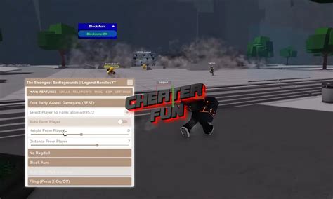 the strongest battlegrounds script legend handles