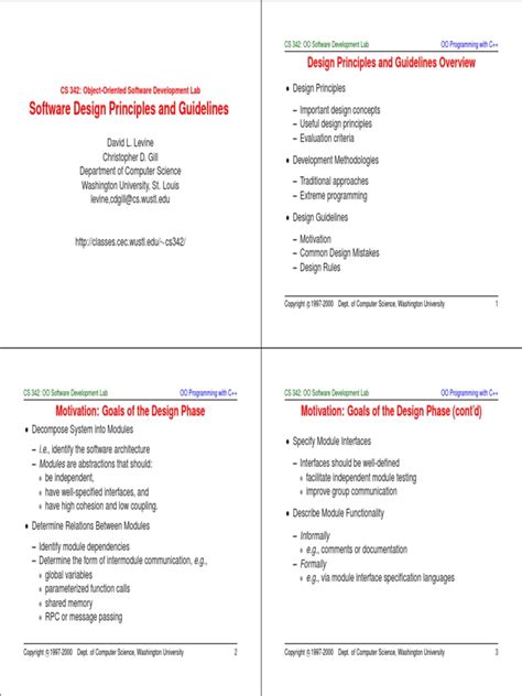 design principles 4 pdf object oriented programming modular