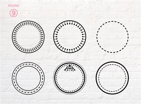Circle Line Svg Circle Stitch Line Svg Png Dxf Eps Pdf Etsy